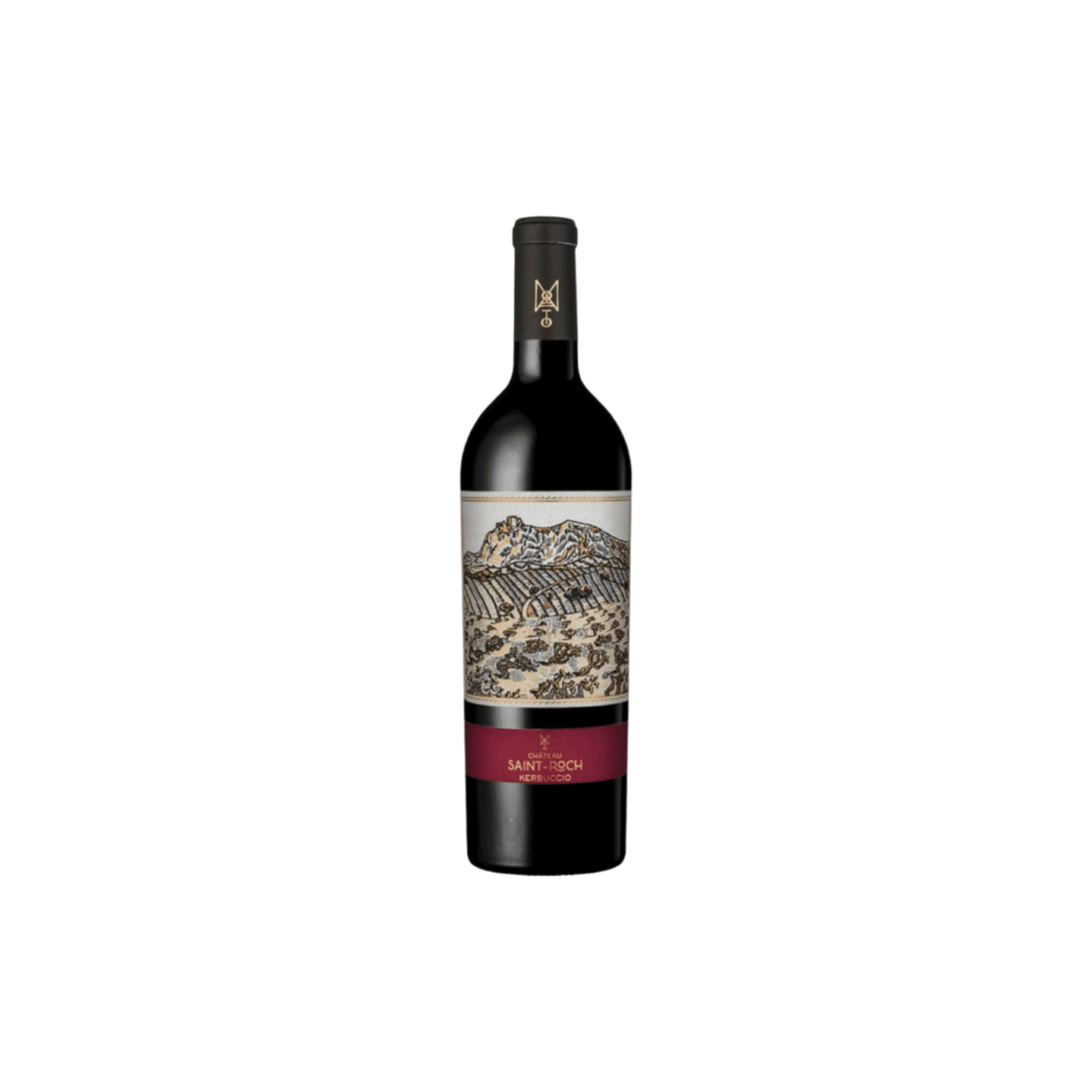 Château Saint-Roch Kerbuccio Dry Red Blend Wines Grenache, 750 ml Glass ...