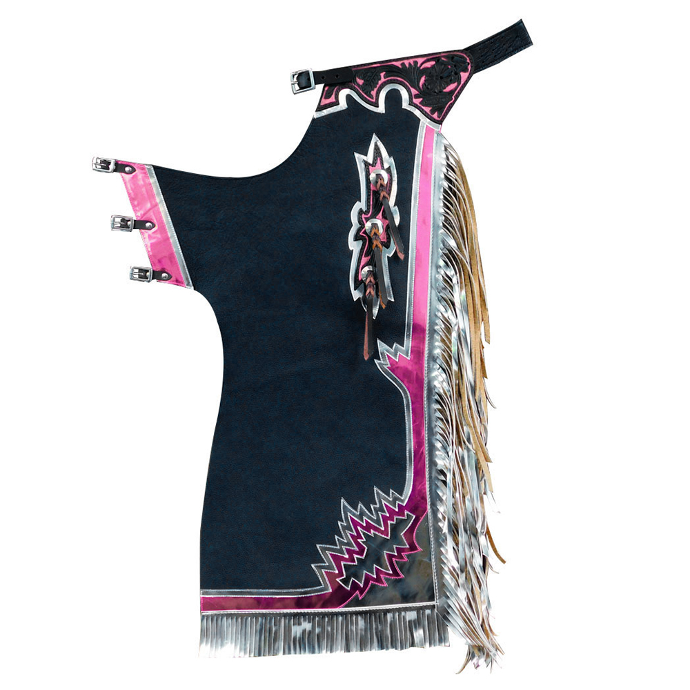 Ch208N-F Hilason Bull Riding Genuine Leather Rodeo Western Chaps ...