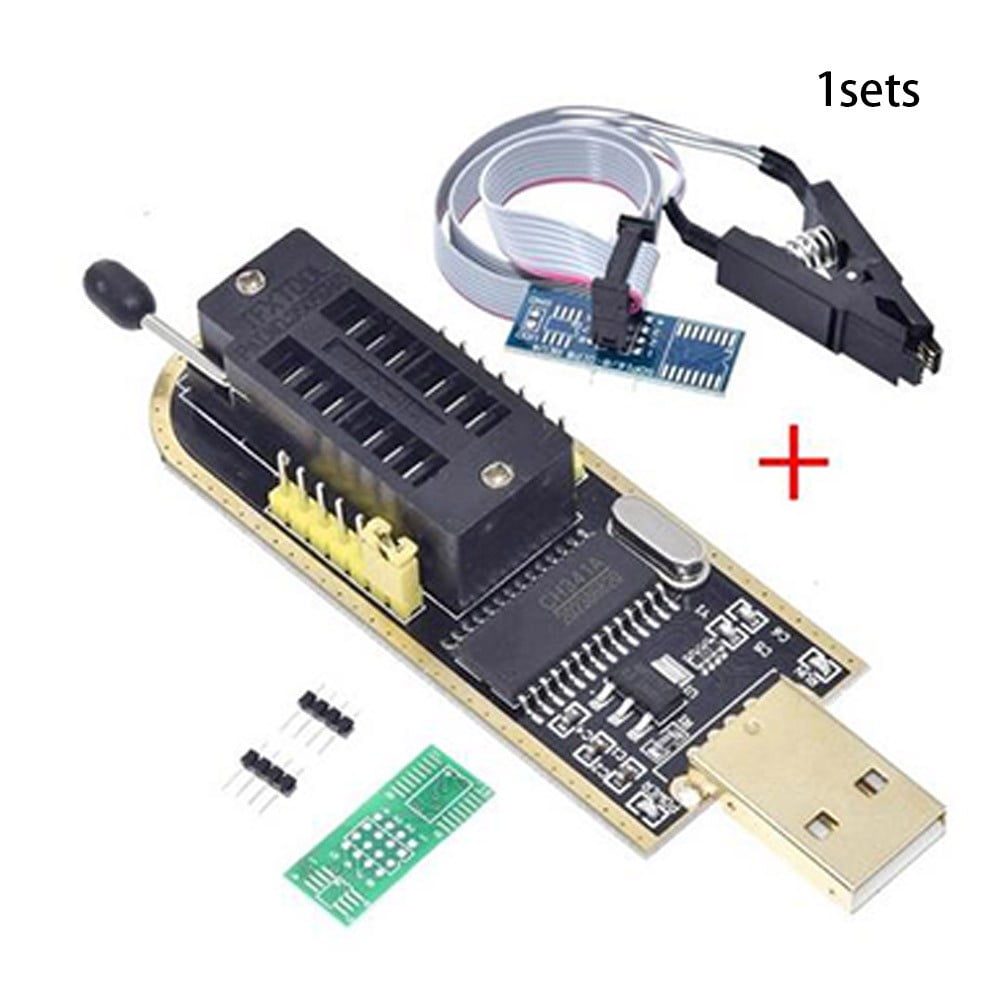 Ch341A 24 25 Series Flash Bios Usb Programmer+For Soic8 Sop8 Chip Ic ...