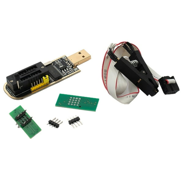 Ch341A 24 25 Series Flash Bios Usb Programmer+For Soic8 Sop8 Chip Ic ...