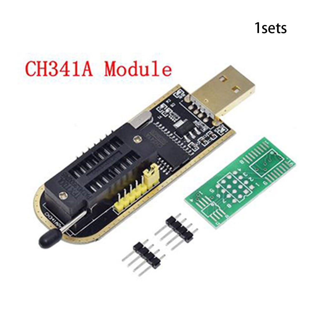 Ch341A Usb Programmer For Bios 24 25 Series Flash Memory With Soic8 Sop8 Chip Ic Adapter Support ...