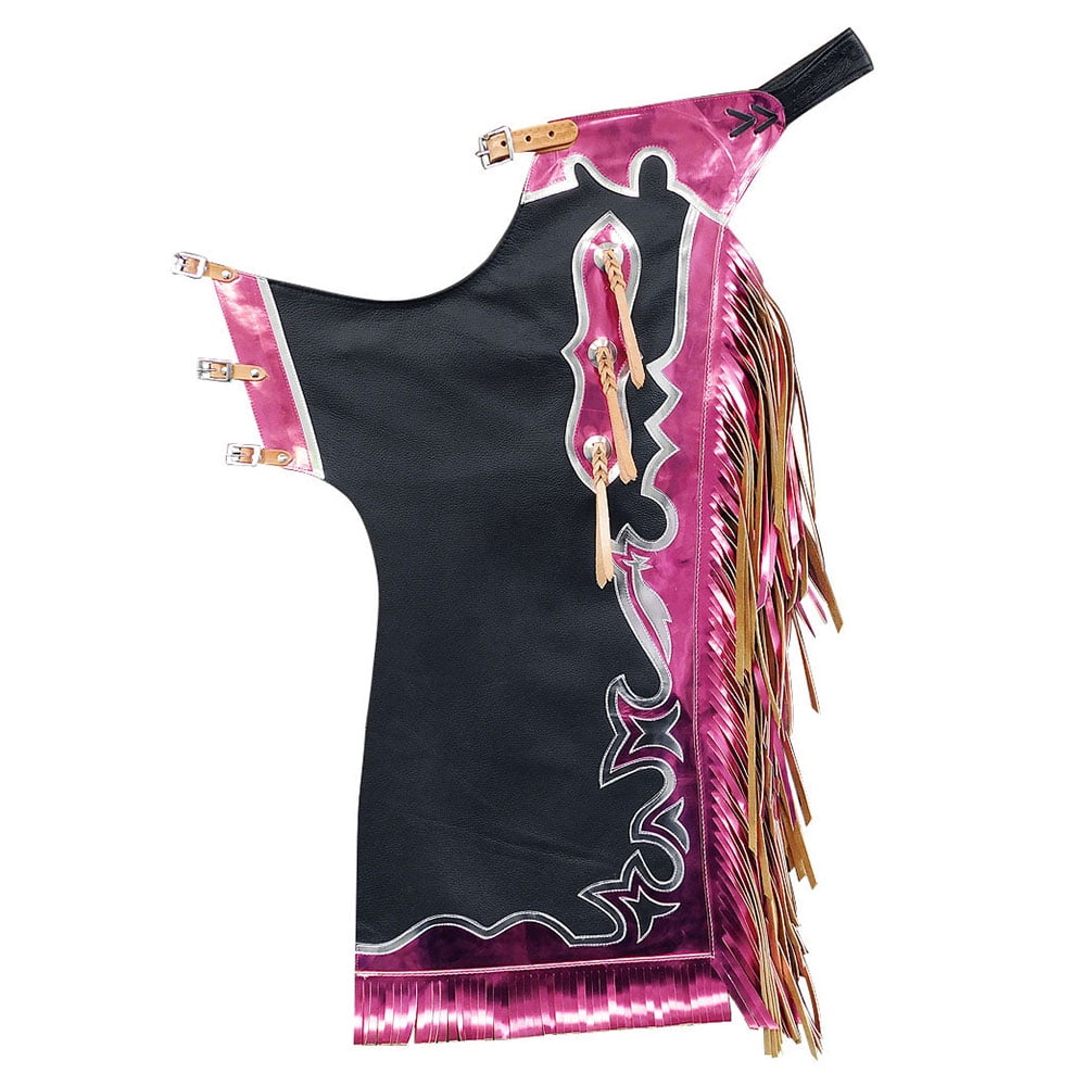 Ch862N-F Hilason Pro Rodeo Bronc Bull-Riding Black Genuine Leather ...