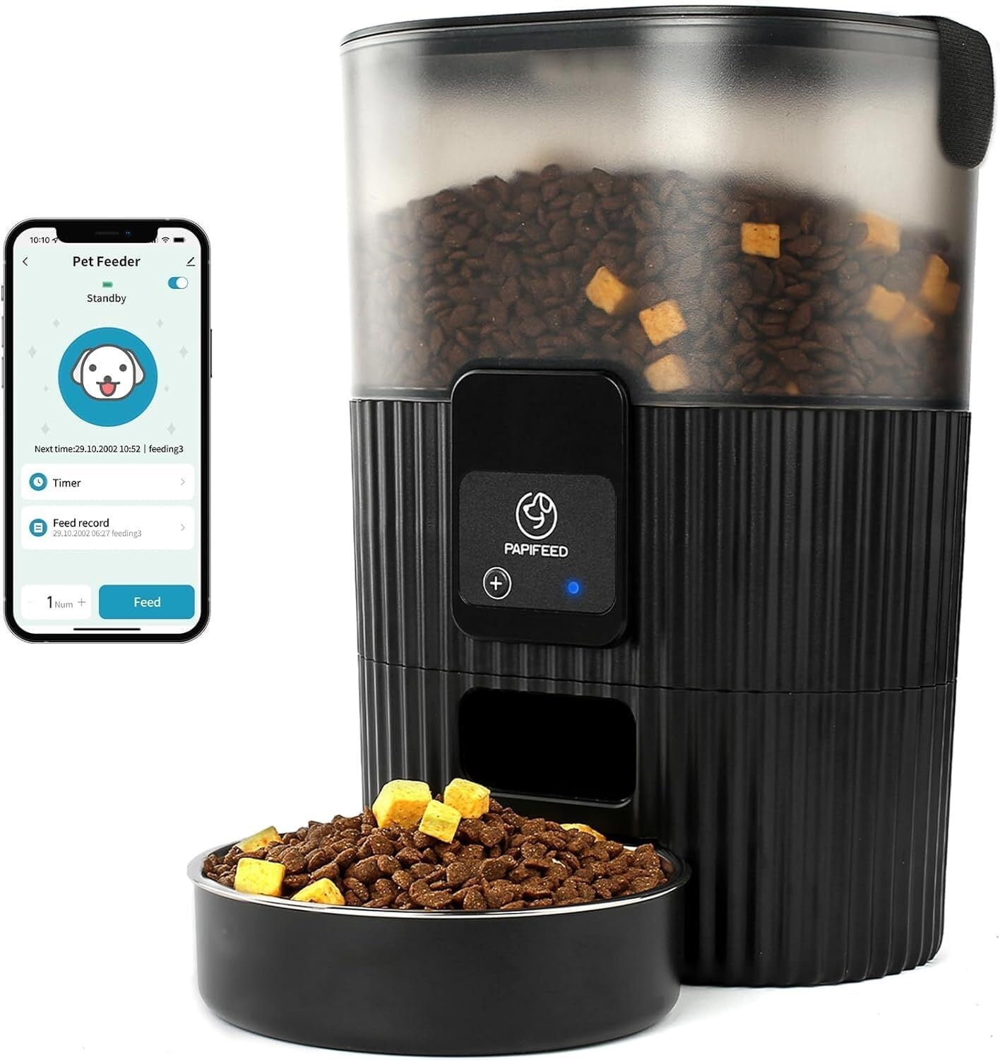 ChEn Automatic Cat Feeders: Timed Cat Feeders for Dry Food ...