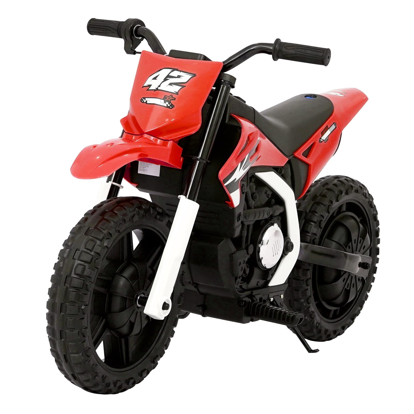 ChVans 24V Kids Motorcycle w/Treaded Tires & Rechargeable Battery, Ride ...