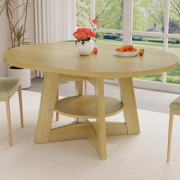 Folding Dining Table with 2 , Drop Leaf Table with 6 Wheels ...