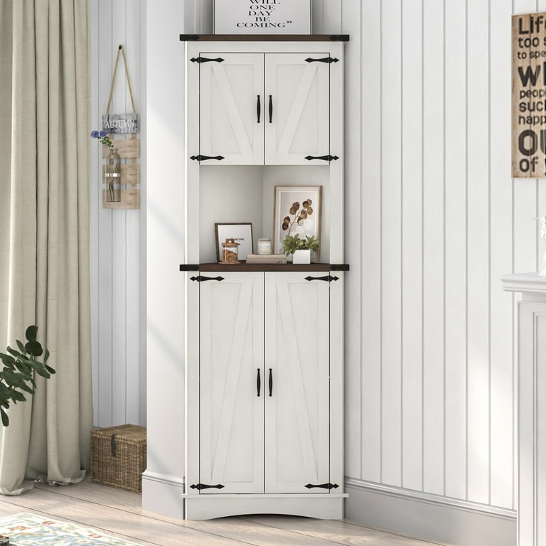 Farmhouse style corner cabinet store
