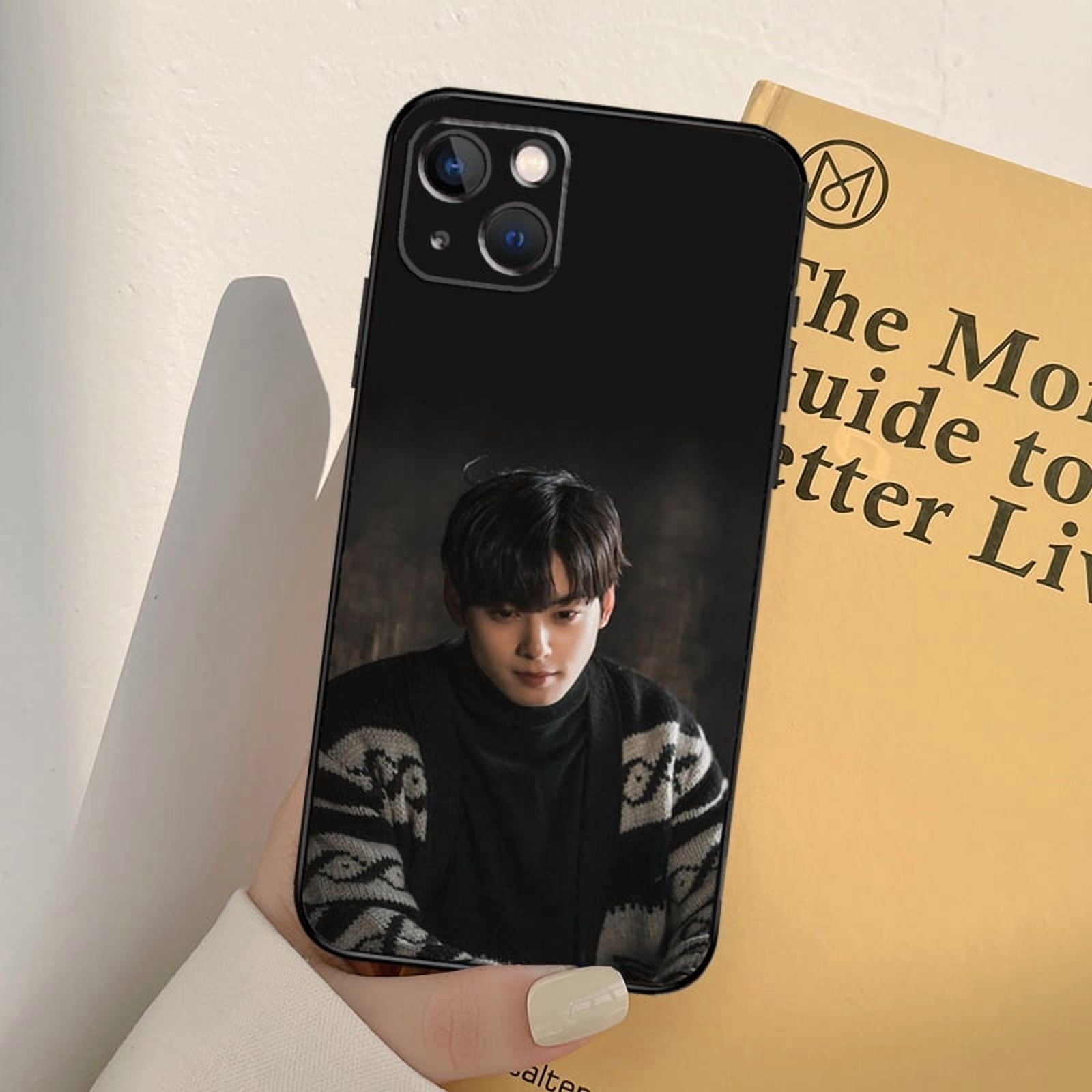 Cha Eun Woo Korean actor singer Case For iPhone 16 15 14 Pro Max Plus ...