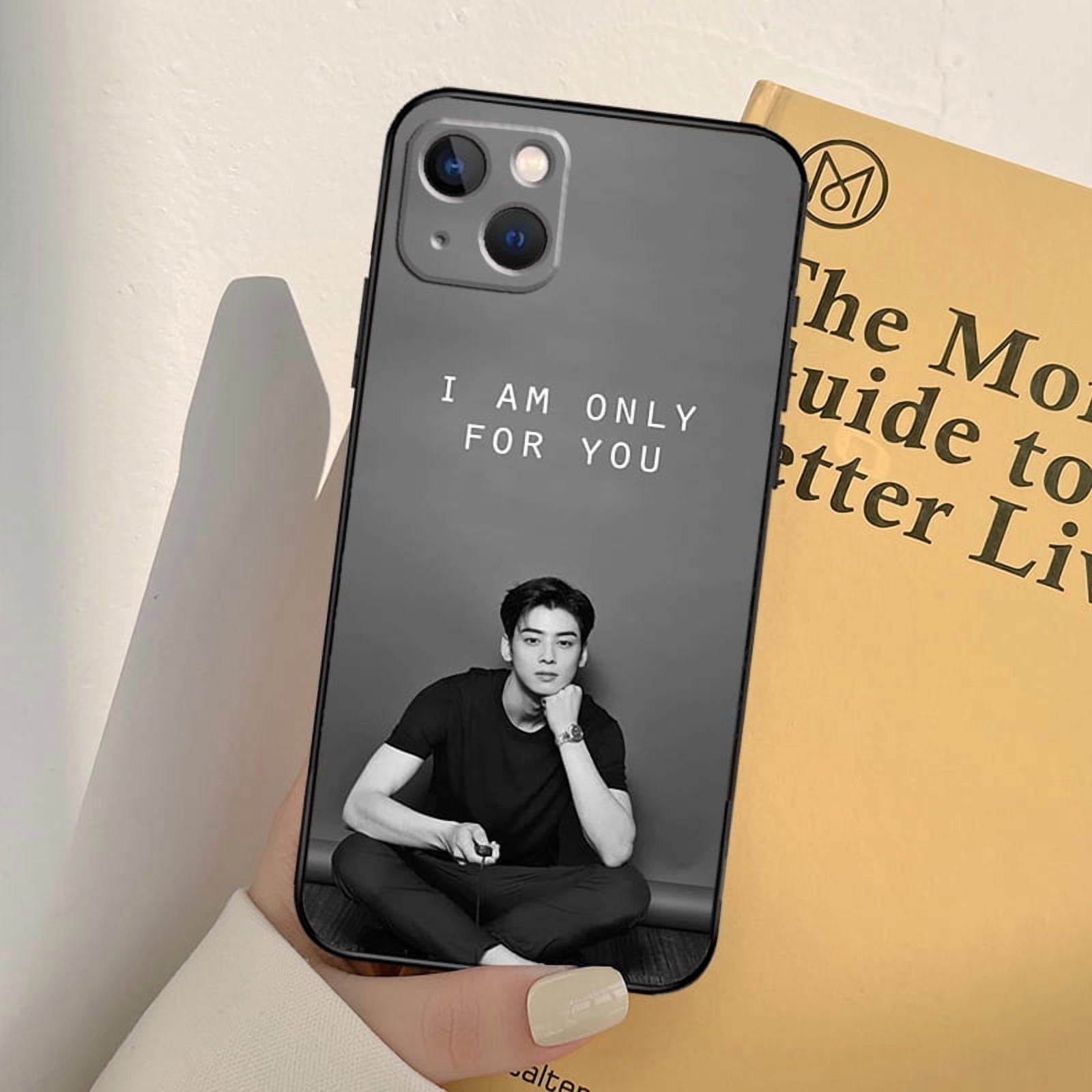 Cha Eun Woo Korean actor singer Case For iPhone 16 15 14 Pro Max Plus ...