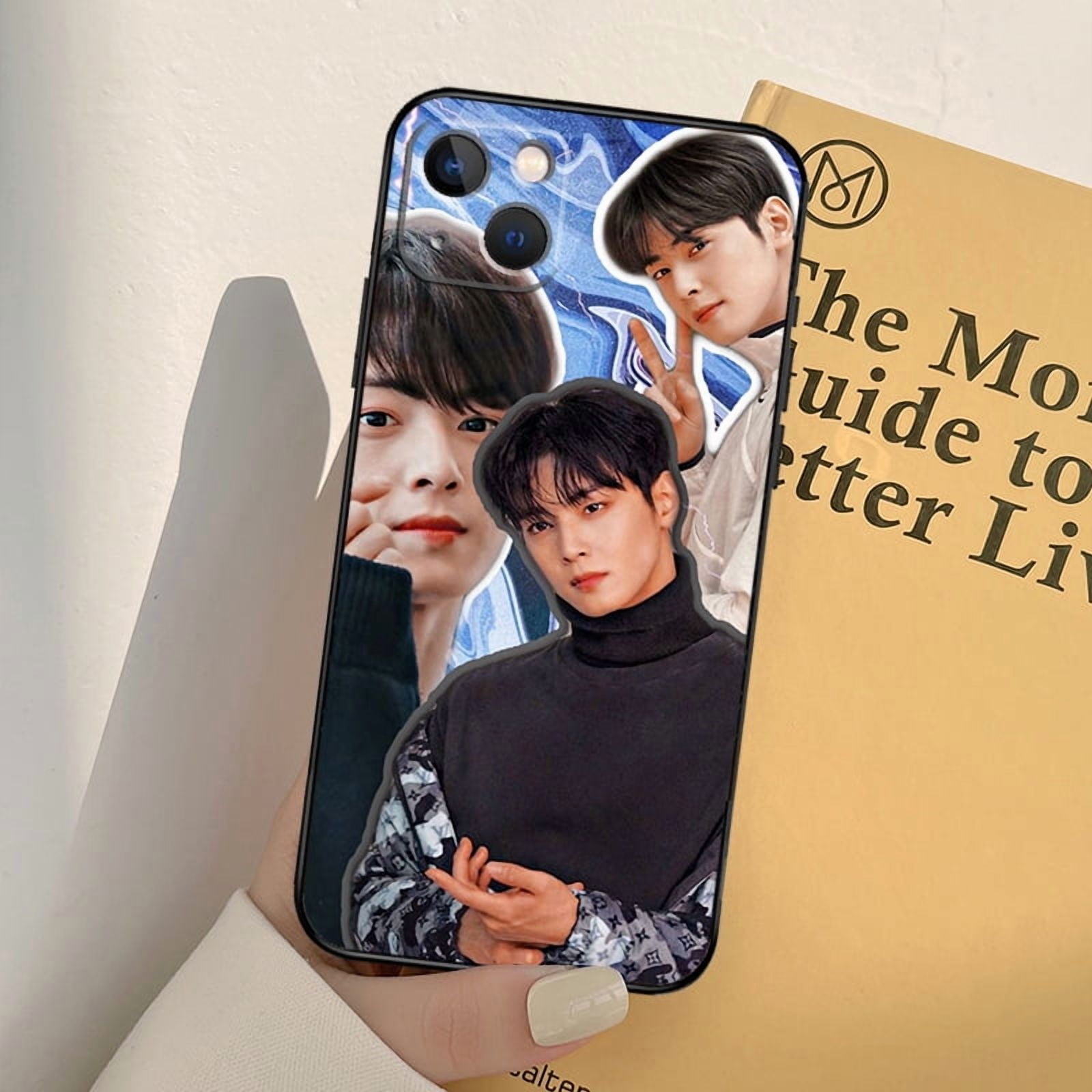 Cha Eun Woo Korean actor singer Case For iPhone 16 15 14 Pro Max Plus ...