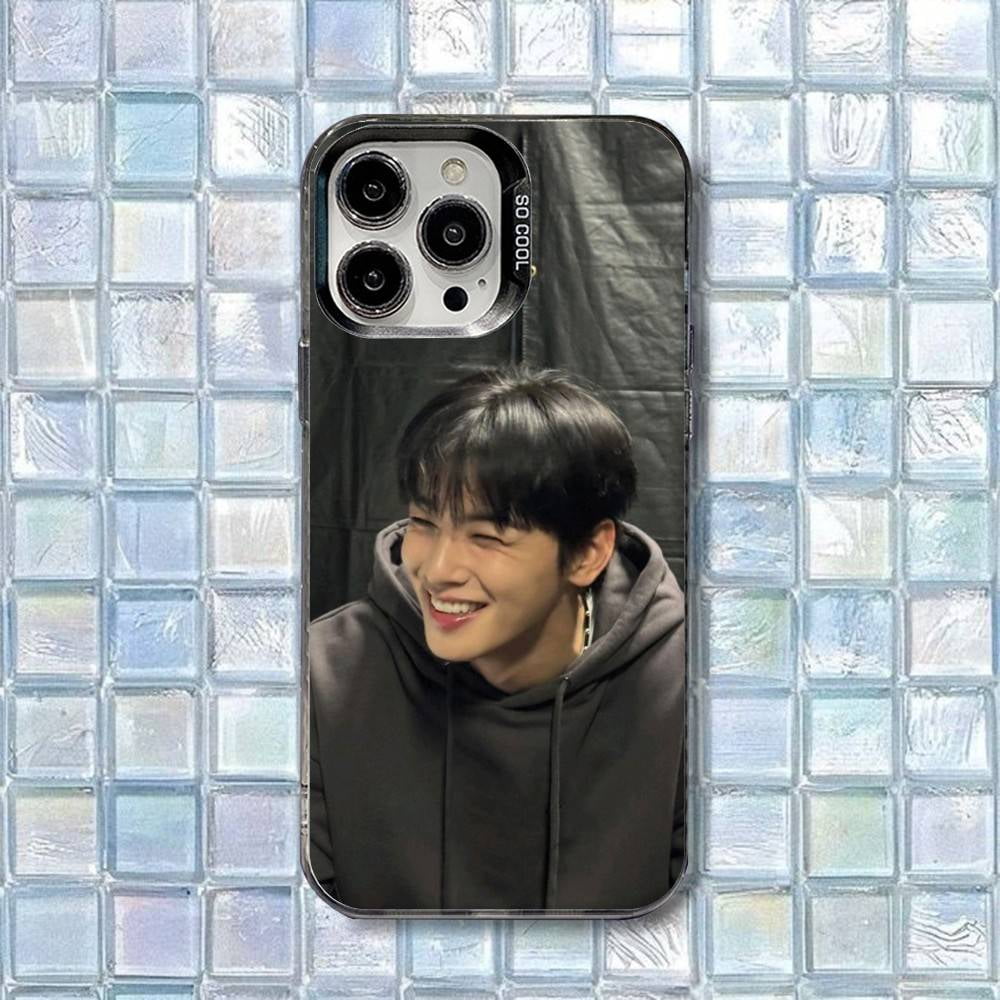 Cha Eun Woo Phone Case For iPhone 16,15,14,13,12,11,8,7,Pro,Max,Plus ...
