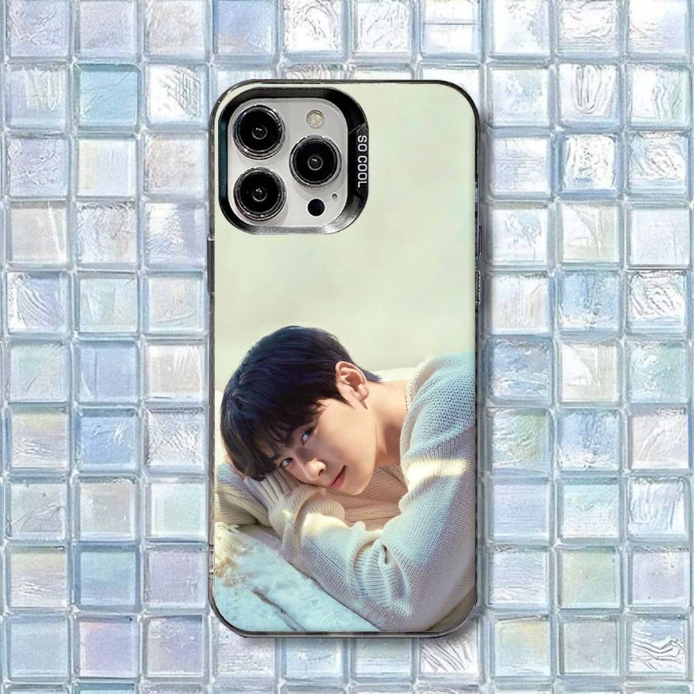 Cha Eun Woo Phone Case For iPhone 16,15,14,13,12,11,8,7,Pro,Max,Plus ...