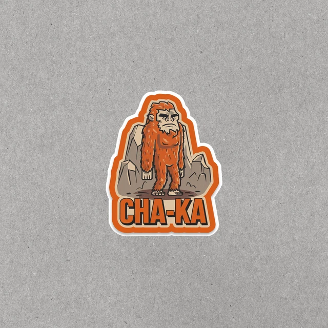 Cha-Ka From Land Of The Lost Retro Tv Show Sticker - Nostalgic 80S ...