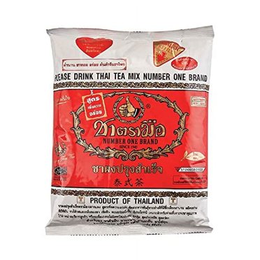 Pantai Thai Tea Mix, Thai Iced Tea, Brewed Loose Leaves, 16 oz, Pack of ...