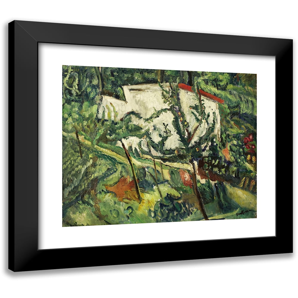 Chaïm Soutine 14x12 Black Modern Framed Museum Art Print Titled ...