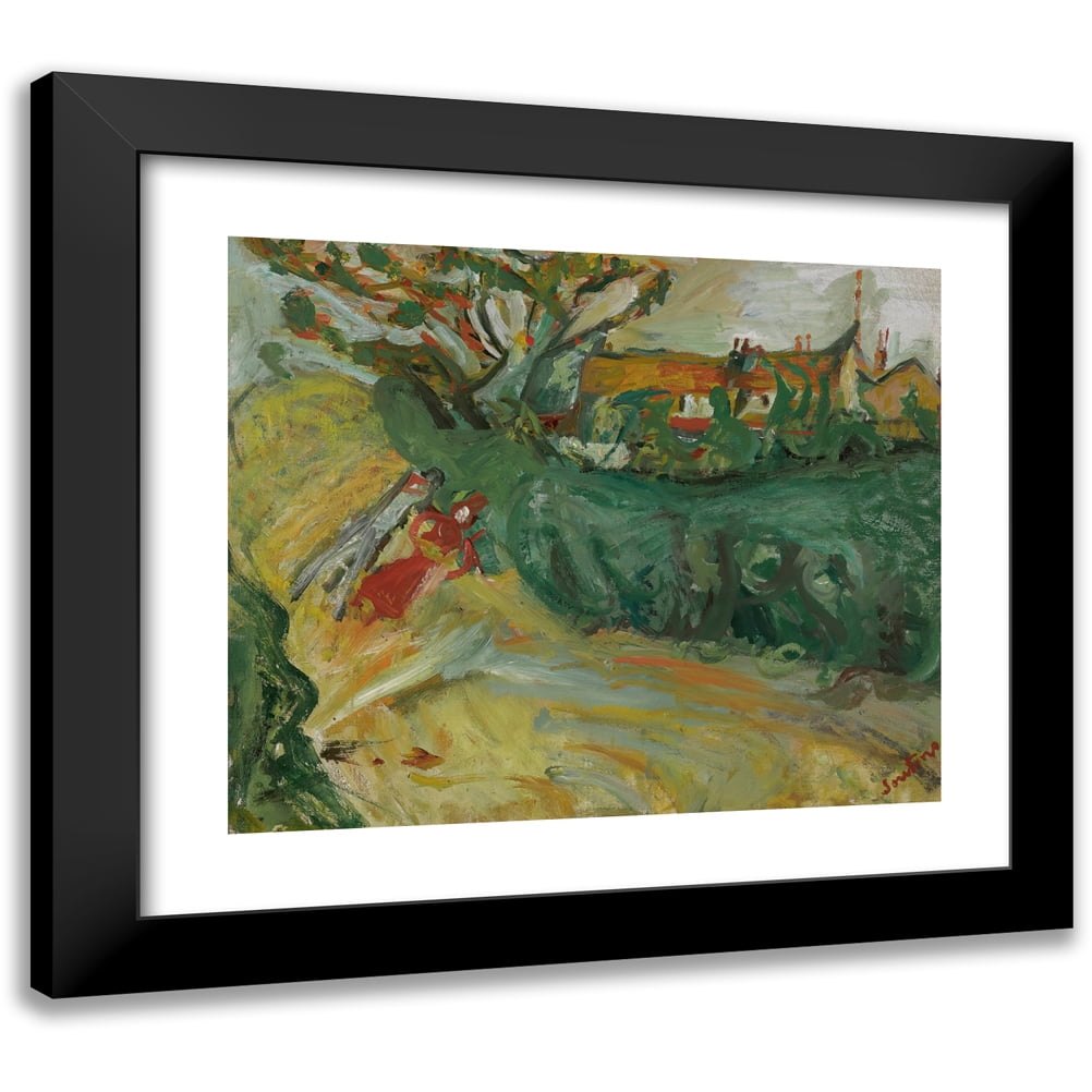 Chaïm Soutine 17x15 Black Modern Framed Museum Art Print Titled - Walk ...