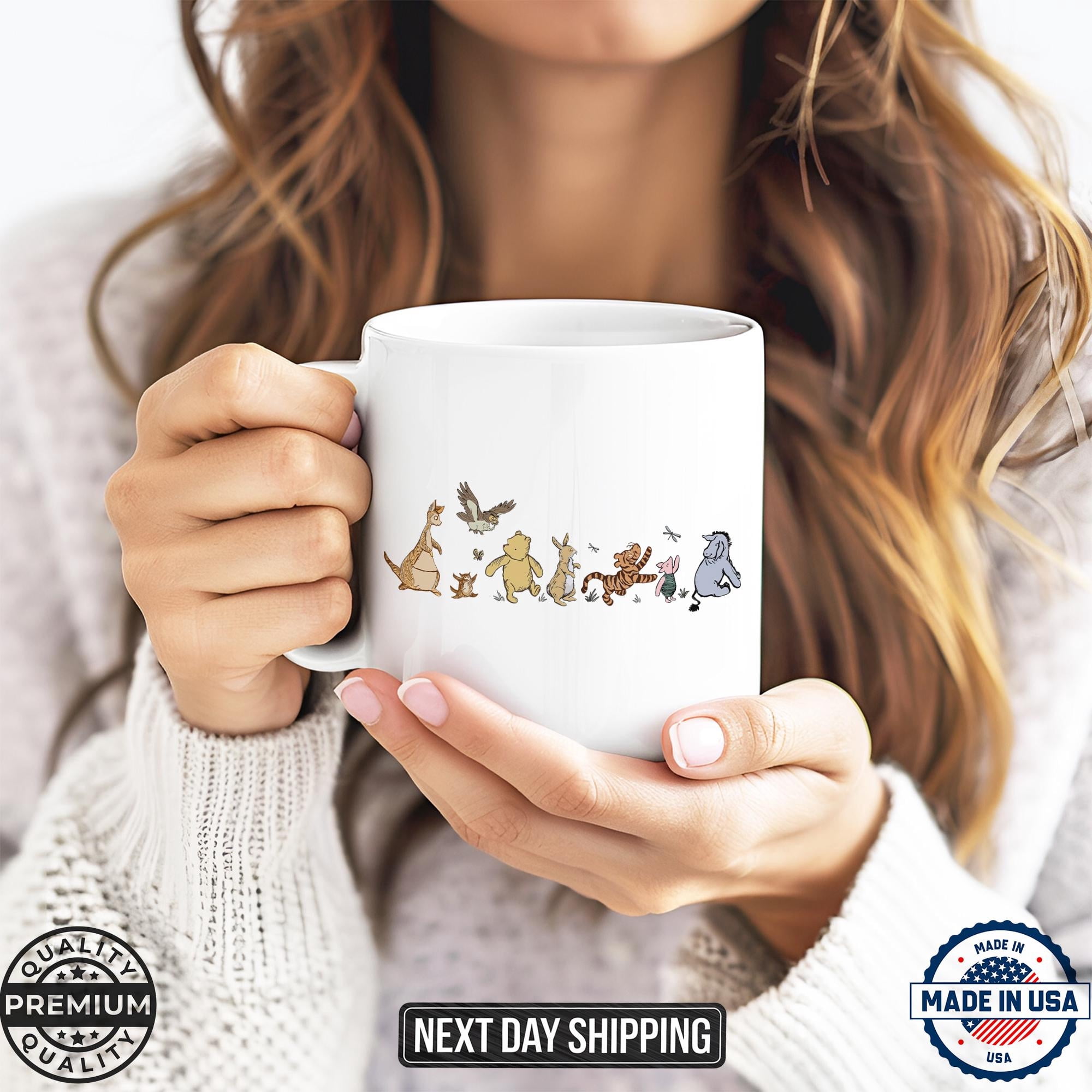 ChaChaCoo Disney Pooh Bear Mug, Winnie The Pooh Coffee Cup, Family ...