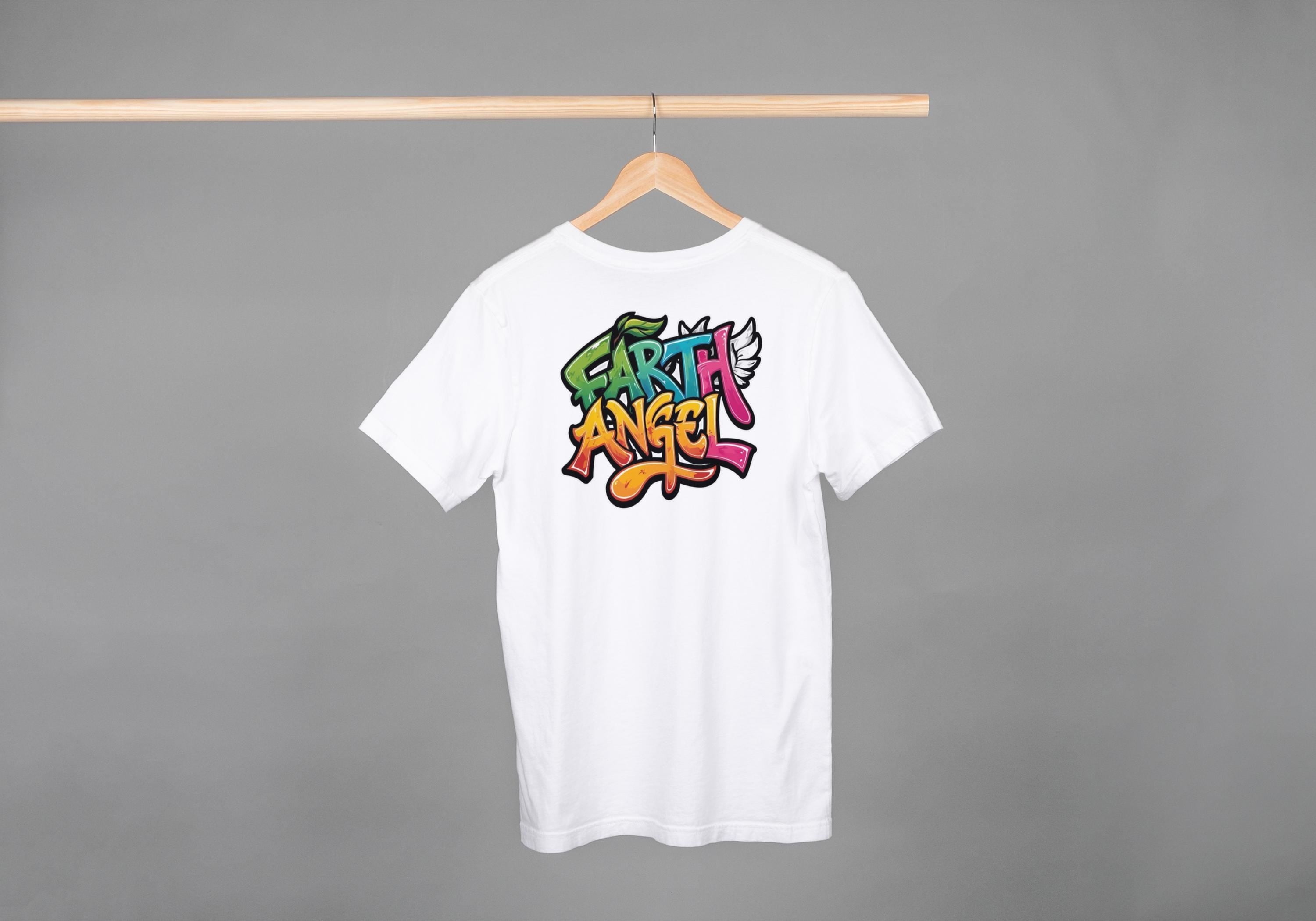 ChaChaCoo Earth Angel Graffiti T-Shirt – Spiritual Streetwear Graphic ...