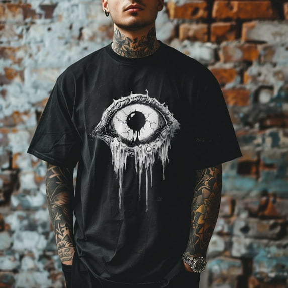 ChaChaCoo Eyeball Gothic T-shirt, Evil Clothes, Alternative Occult ...