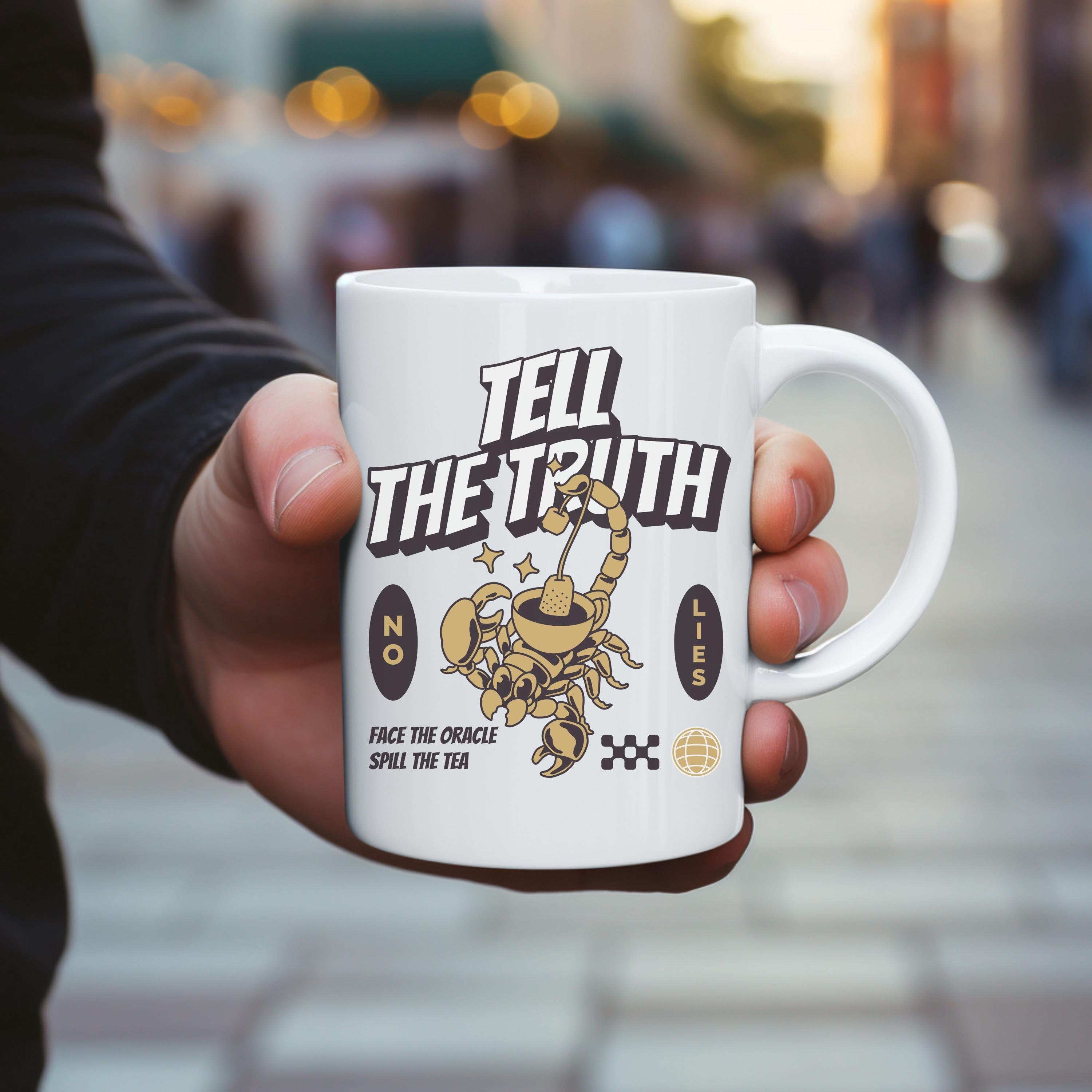 ChaChaCoo Red Rising Coffee Mug - Tell the Truth & Play the Game with ...
