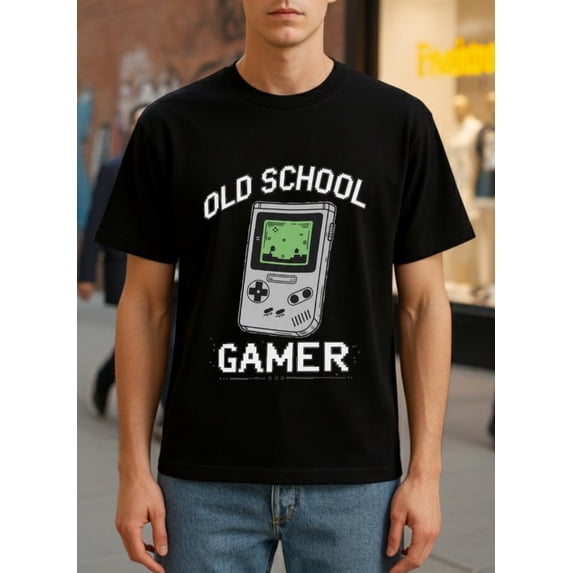 ChaChaCoo Retro Gaming T-Shirt | Old School Gamer Tee | Vintage Video ...