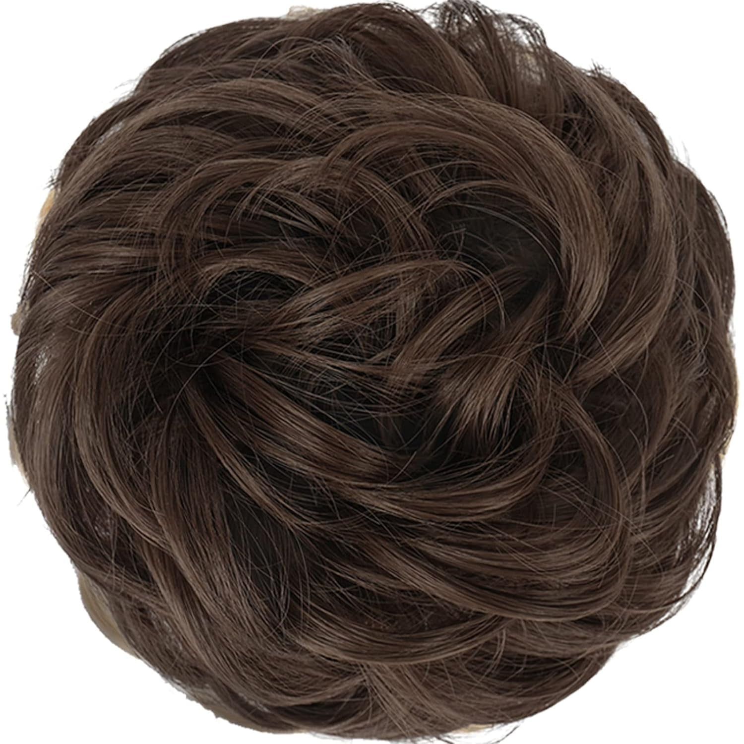 Chaam Hair Bun Extensions Messy Curly Cotton Lace Hair Scrunchies ...