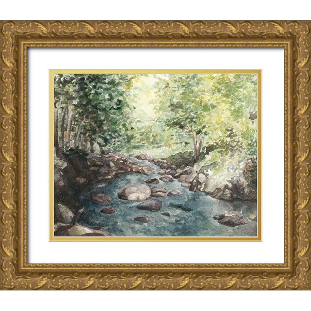 Chabot, Natasha 14x12 Gold Ornate Wood Framed with Double Matting ...