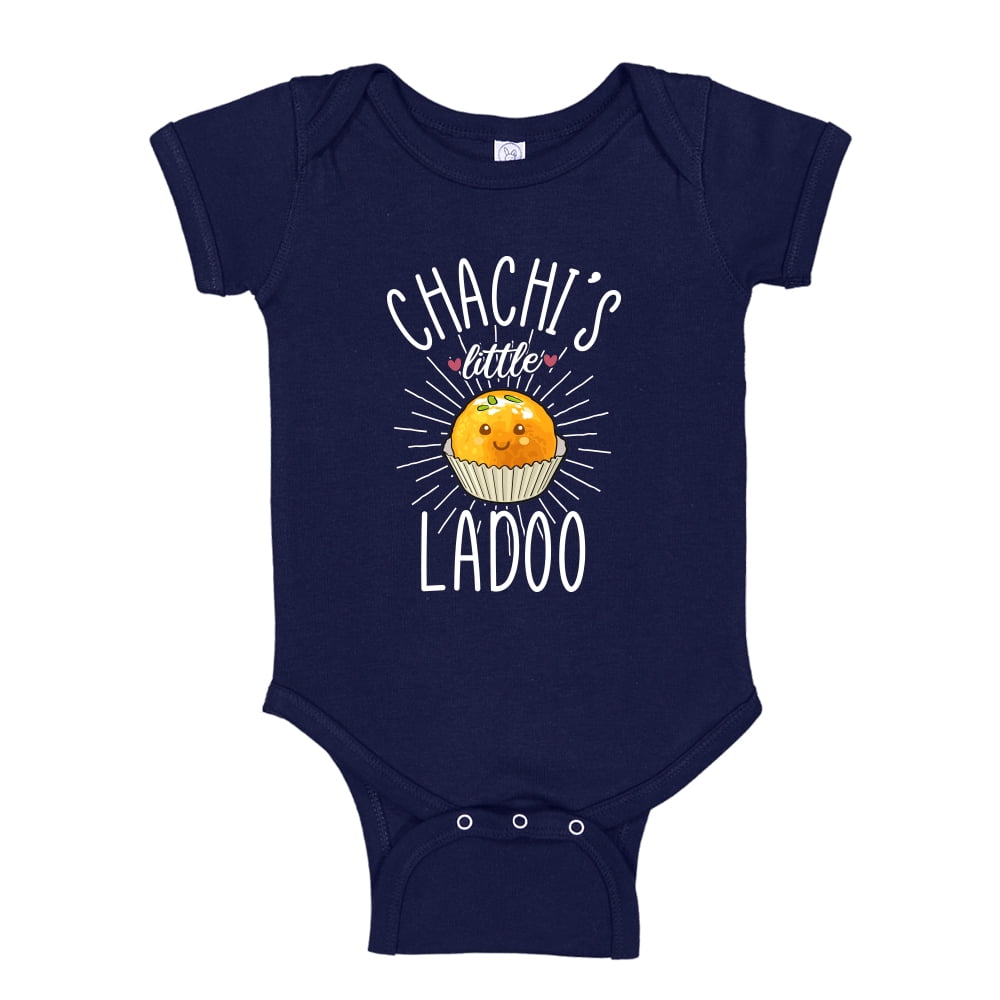 Chachi's Little Ladoo Baby Bodysuit One Piece NB Navy Blue - Walmart.com