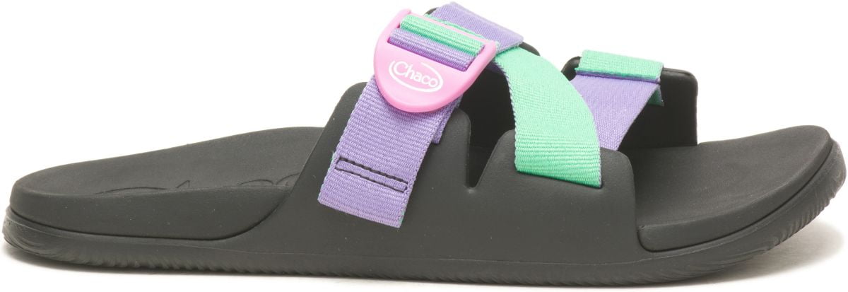 Chaco Chillos Slide Women Purple Green - Walmart.com