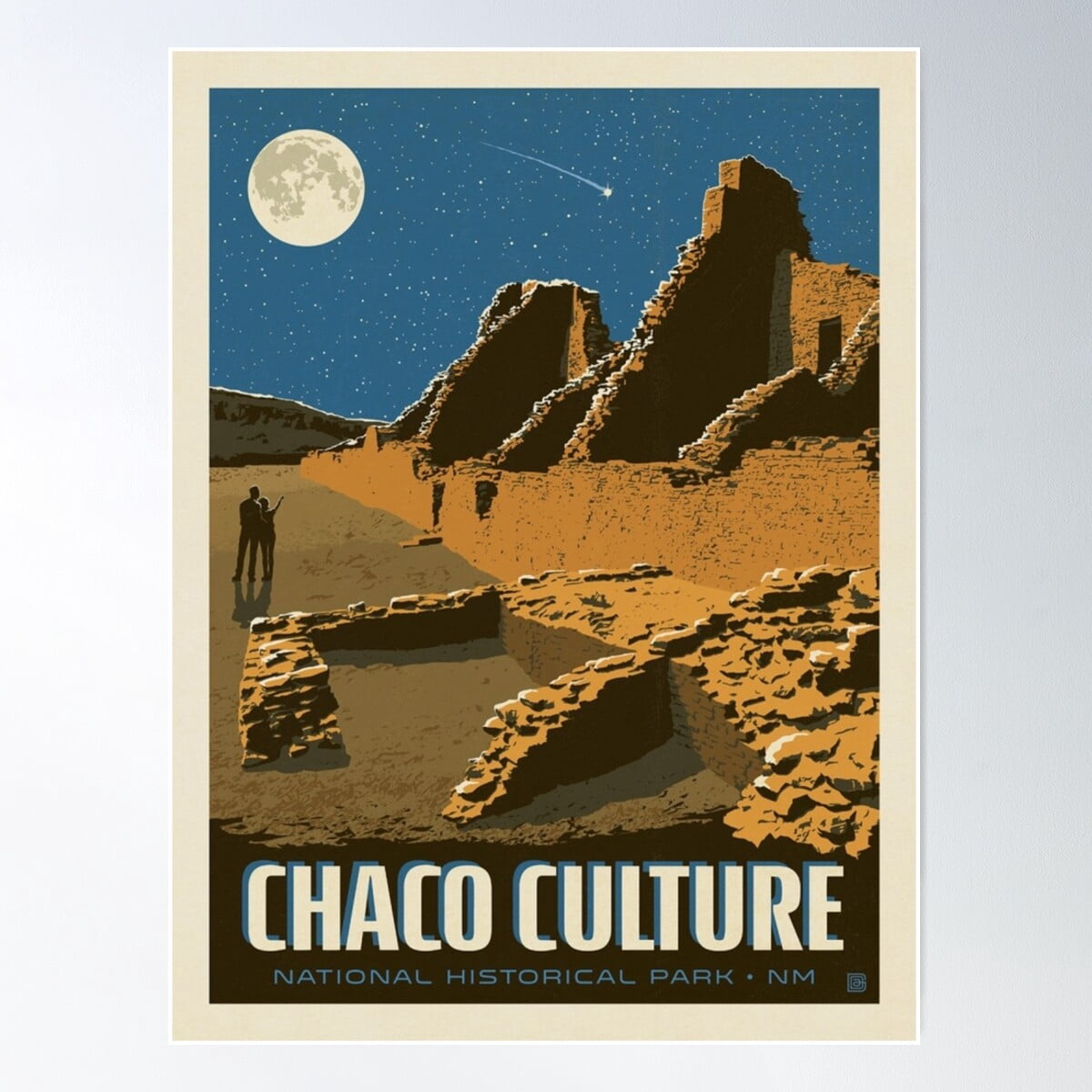 Chaco Culture National Historical Park New Mexico Poster, 12x18 ...