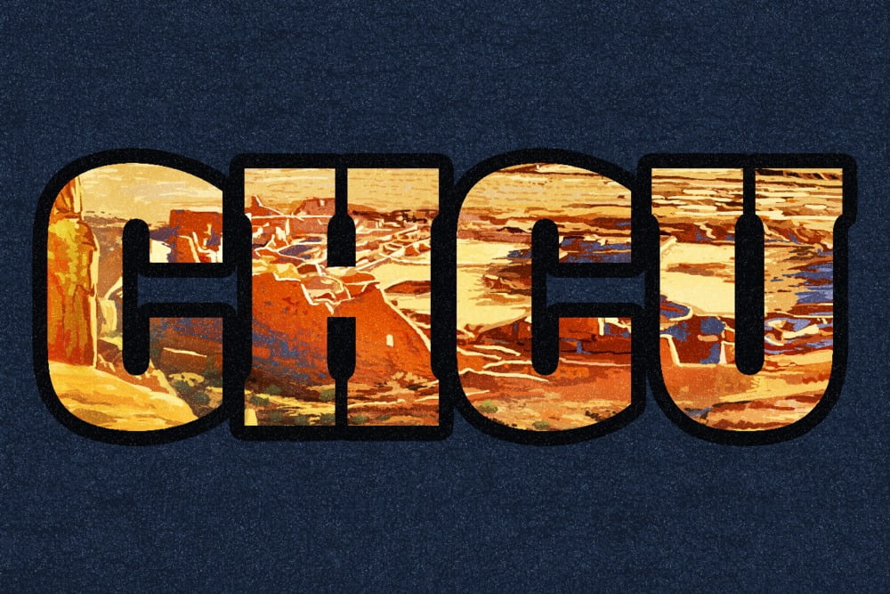 Chaco Culture National Historical Park, New Mexico, Typography and ...