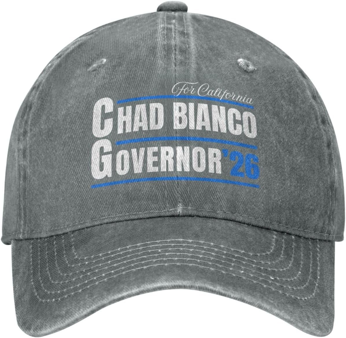 Chad-Bianco for Governor of California 2026 Hat Cotton Baseball Cap ...