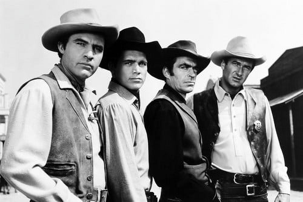 Chad Everett, Larry Ward, Jack Elam and Michael Greene in The Dakotas ...