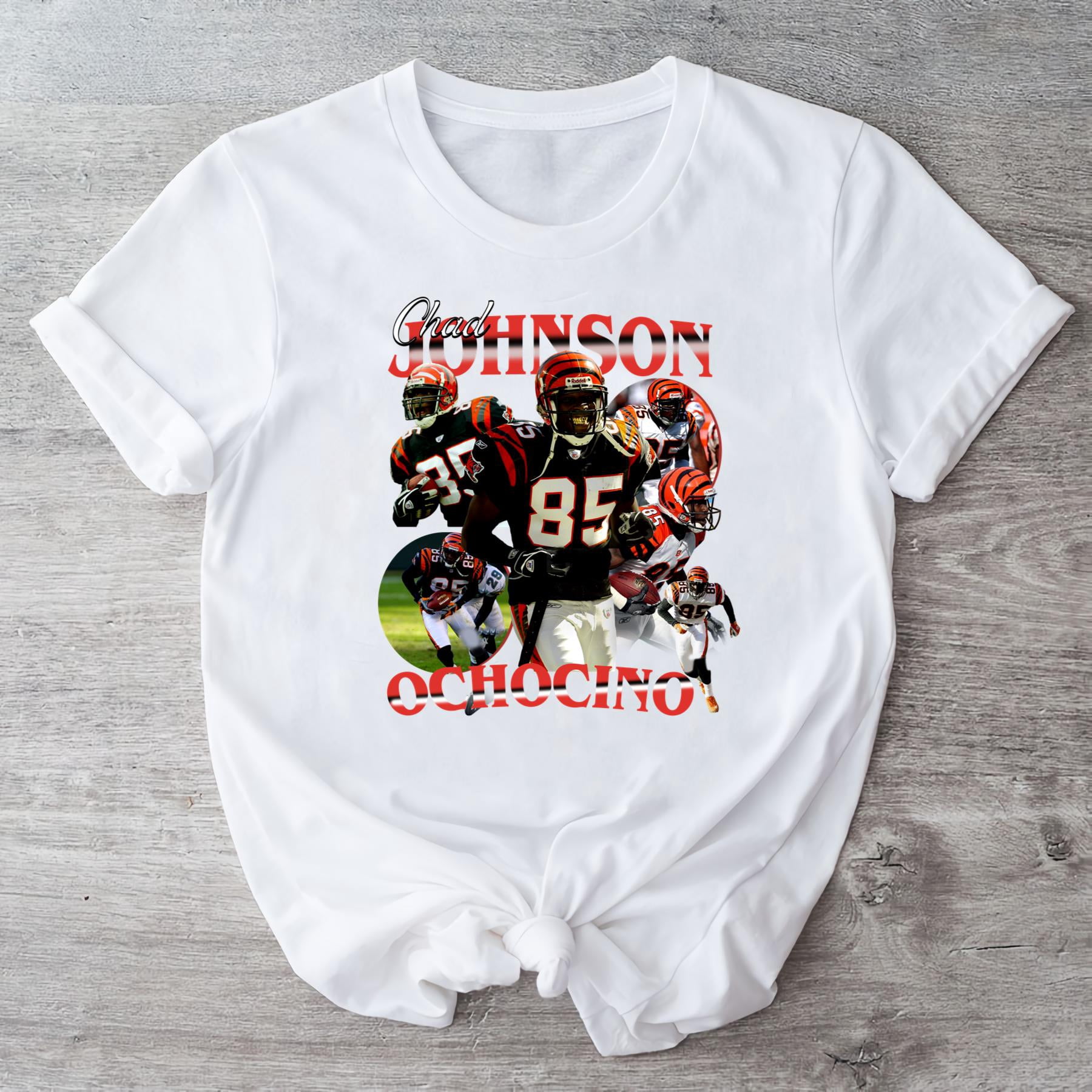 Chad Johnson Vintage 90s Graphic Style T-Shirt, Chad Johnson Shirt ...
