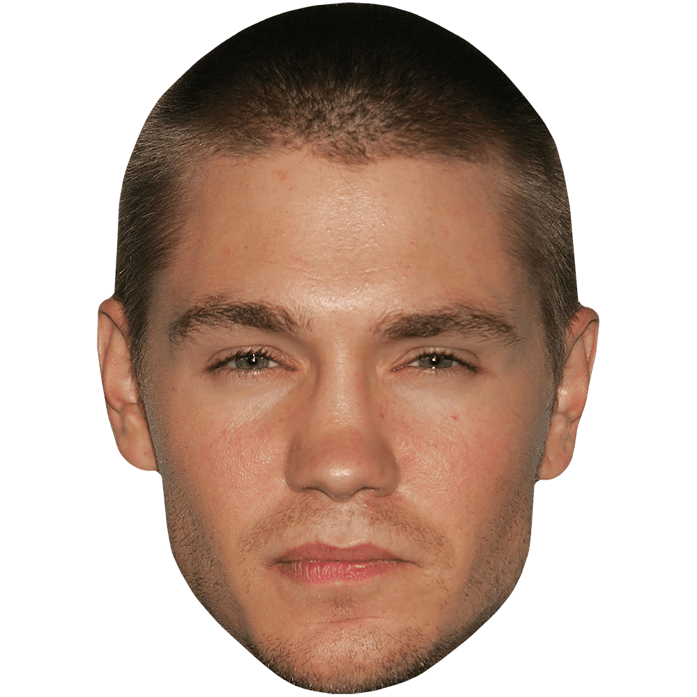 Chad Michael Murray (Shaved Head) Celebrity Mask, Flat Card Face, Fancy ...