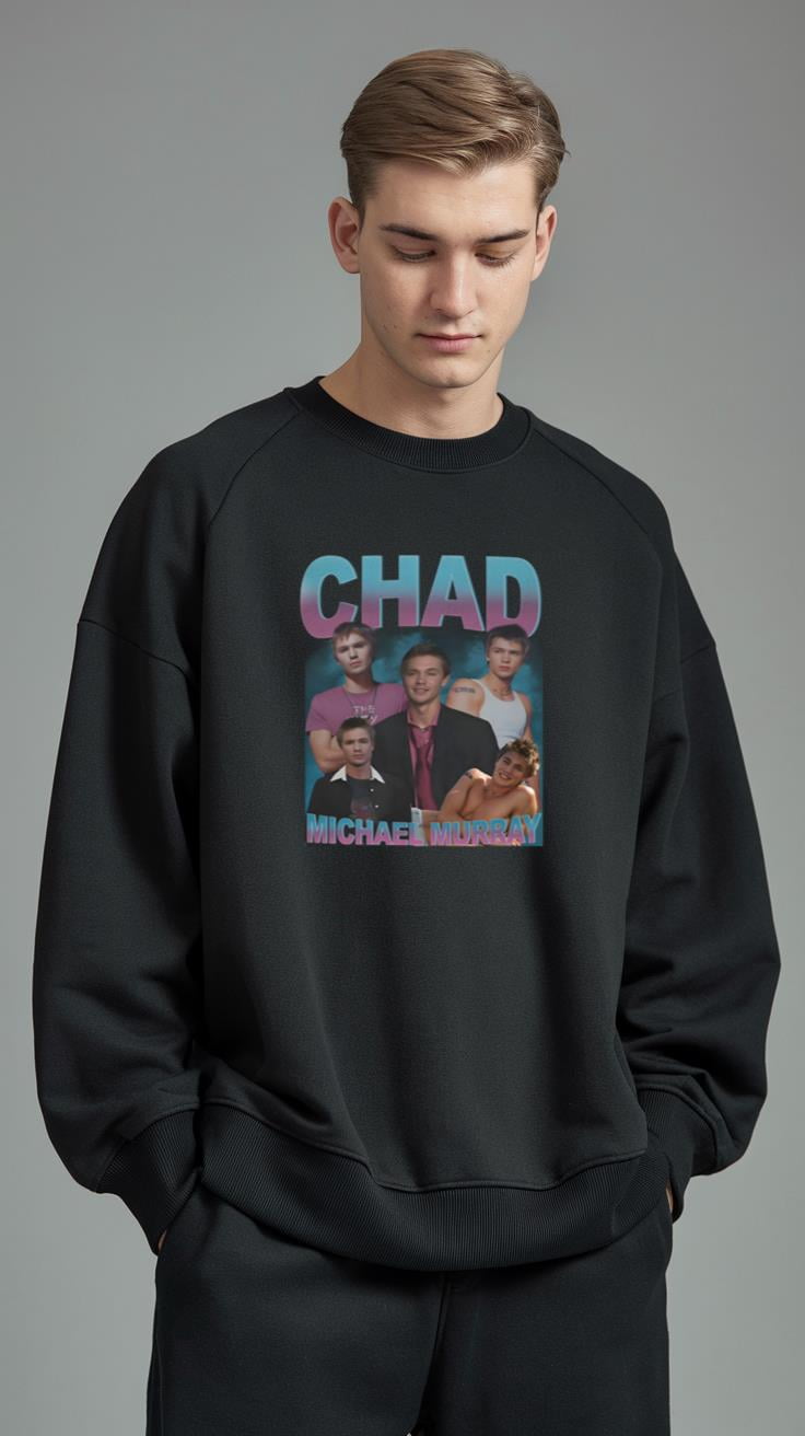 Chad Michael Murray Vintage 90s Graphic Retro Sweatshirt, for men ...