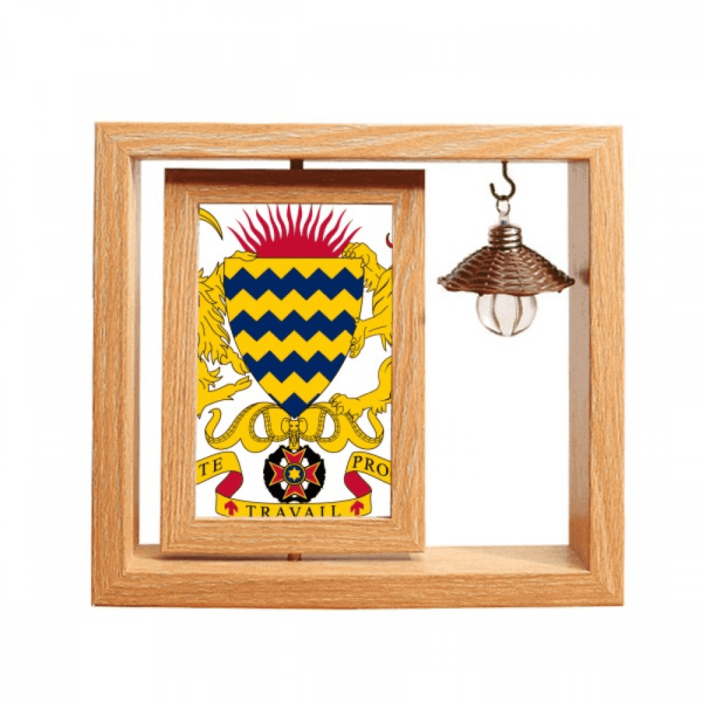 Chad National Emblem Country Wooden Rotating Picture Photo Frame 4x6 ...