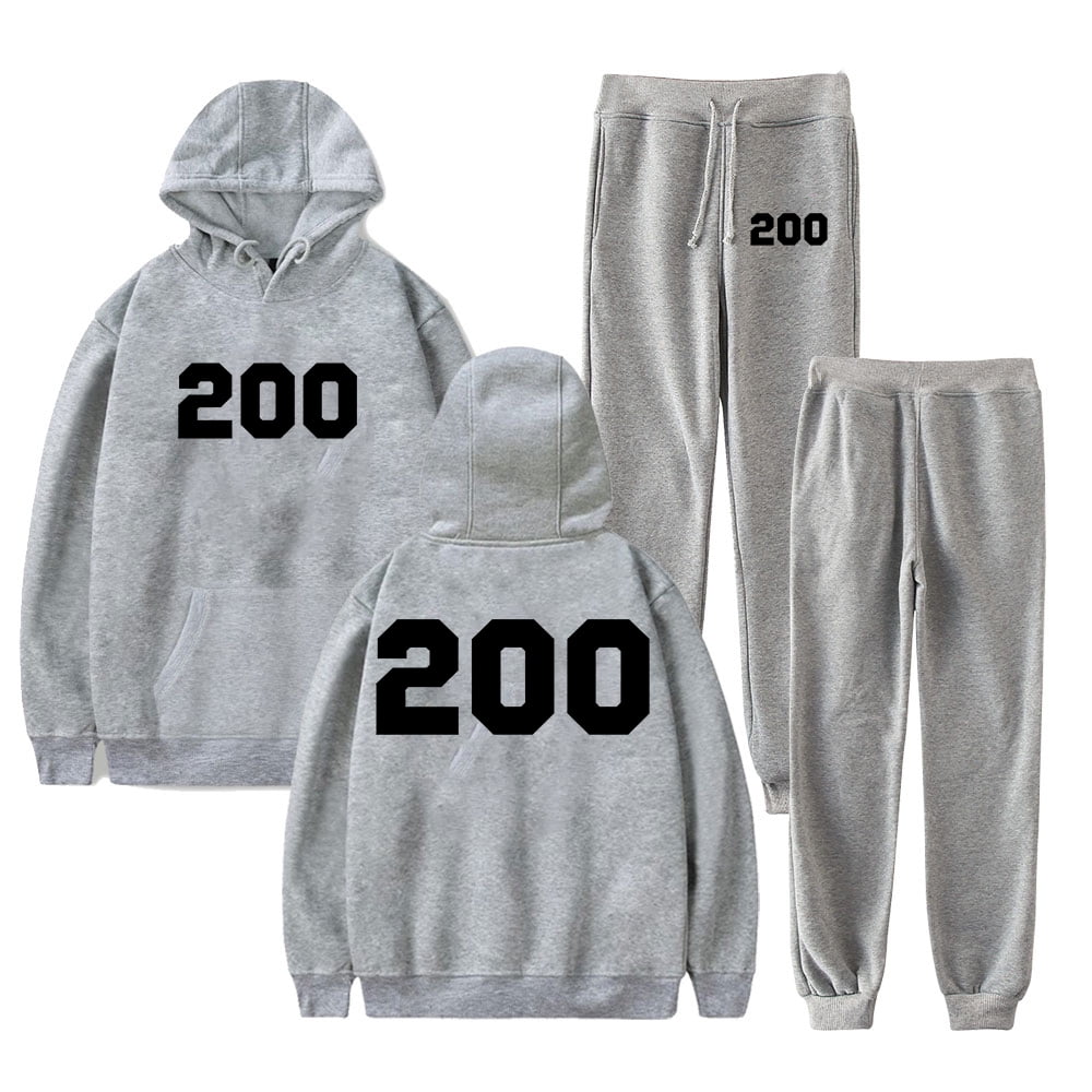 Chad Powers 200 Logo Hoodie Jogger Pants Two Piece Set Sweatshirts ...
