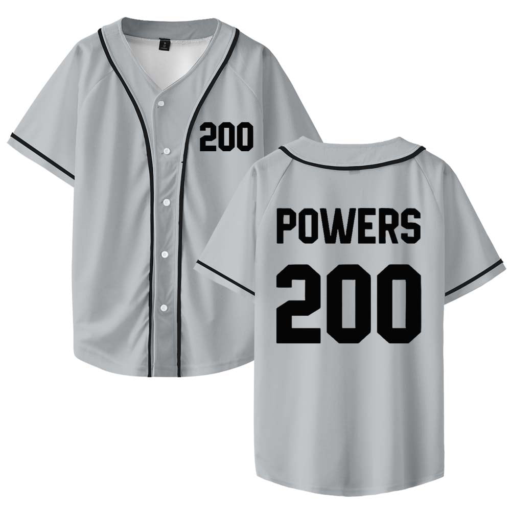 Chad Powers 200 Merch Baseball Jersey Shirt V-Neck Women Men Short ...