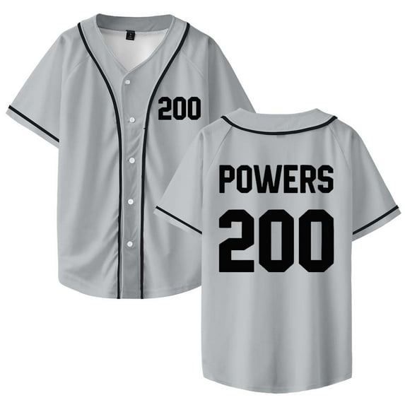Chad Powers 200 Merch Baseball Jersey Shirt V-Neck Women Men Short ...