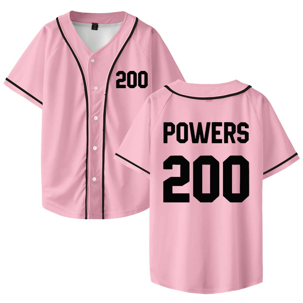 Chad Powers 200 Merch Baseball Jersey Shirt V-Neck Women Men Short ...