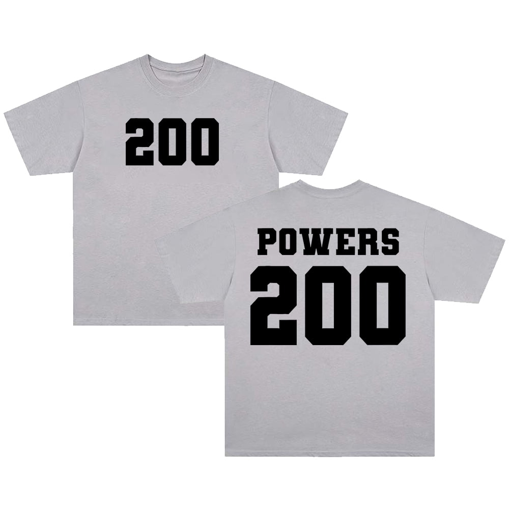 Chad Powers 200 T-shirt 2025 Tv Show Crewneck Short Sleeve Cotton Tee ...