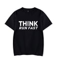 Chad Powers Merch Think Fast Run Fast Graphic Printed Tee T-Shirt ...