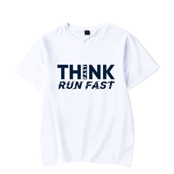 Chad Powers Merch Think Fast Run Fast Graphic Printed Tee T-Shirt ...