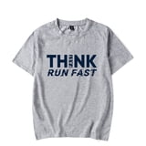 Chad Powers Merch Think Fast Run Fast Graphic Printed Tee T-Shirt ...