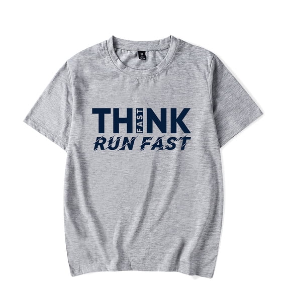 Chad Powers Merch Think Fast Run Fast Graphic Printed Tee T-Shirt ...