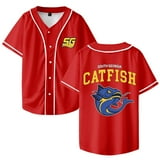 Chad Powers South Georgia Catfish Baseball Jersey Shirt V-Neck Women ...