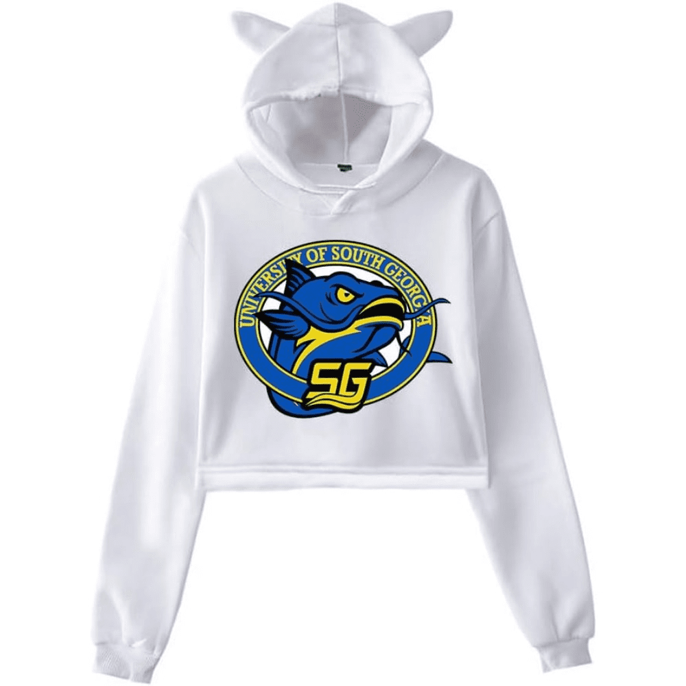 Chad Powers University of South Georgia Catfish Cat Ear Hoodie – Women ...