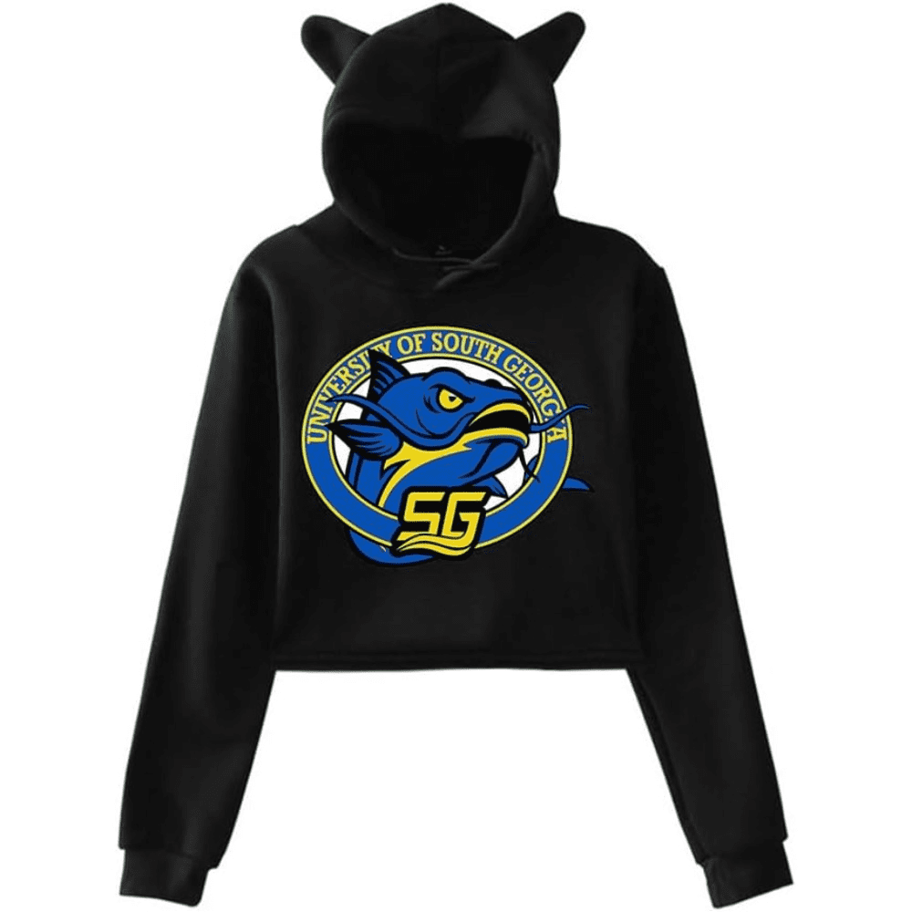 Chad Powers University of South Georgia Catfish Cat Ear Hoodie – Women ...