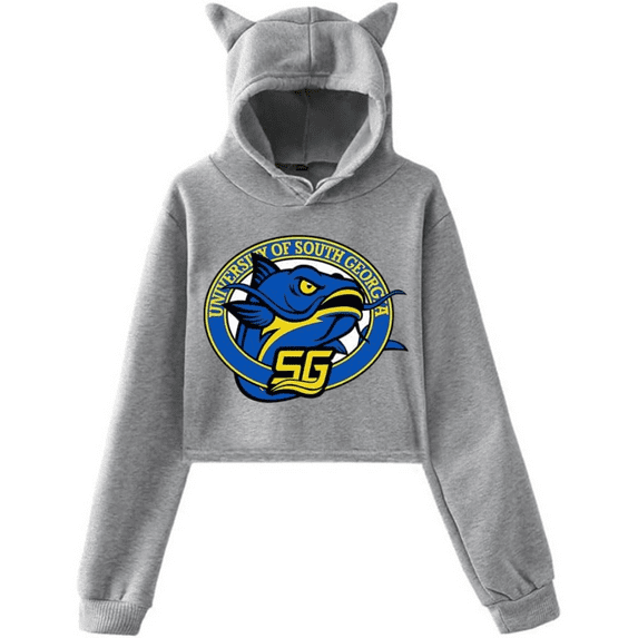 Chad Powers University of South Georgia Catfish Cat Ear Hoodie – Women ...