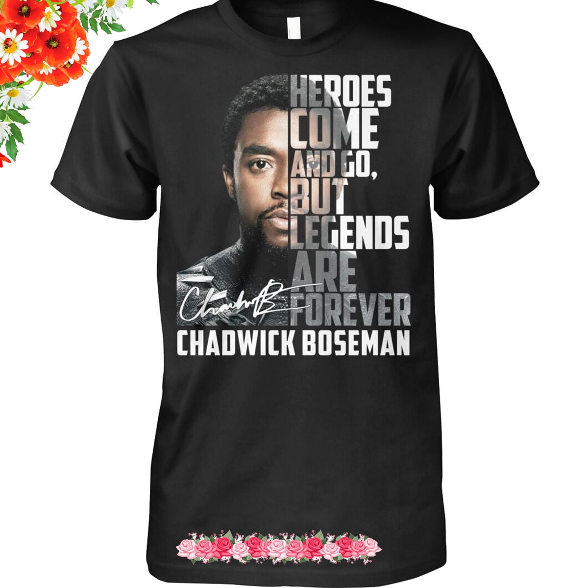 Chadwick Boseman Luxury Brand Shirt Limited Edition - Walmart.com